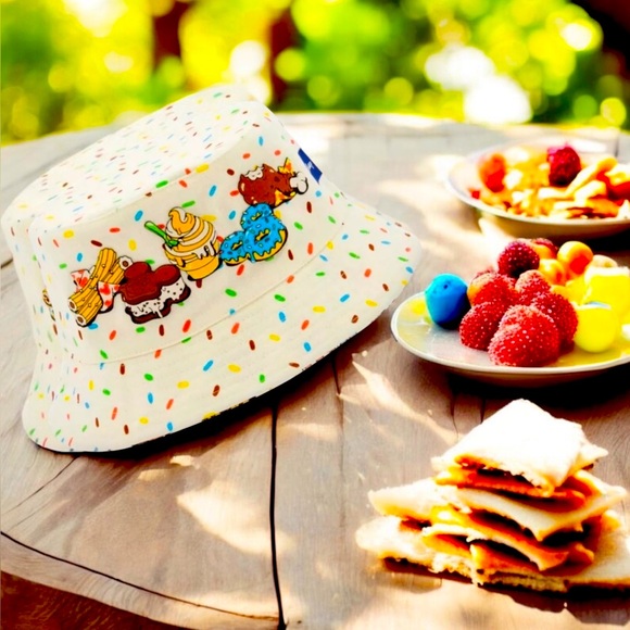 Disney | Accessories | Disney Parks Eats Snack Food Icons Reversible ...